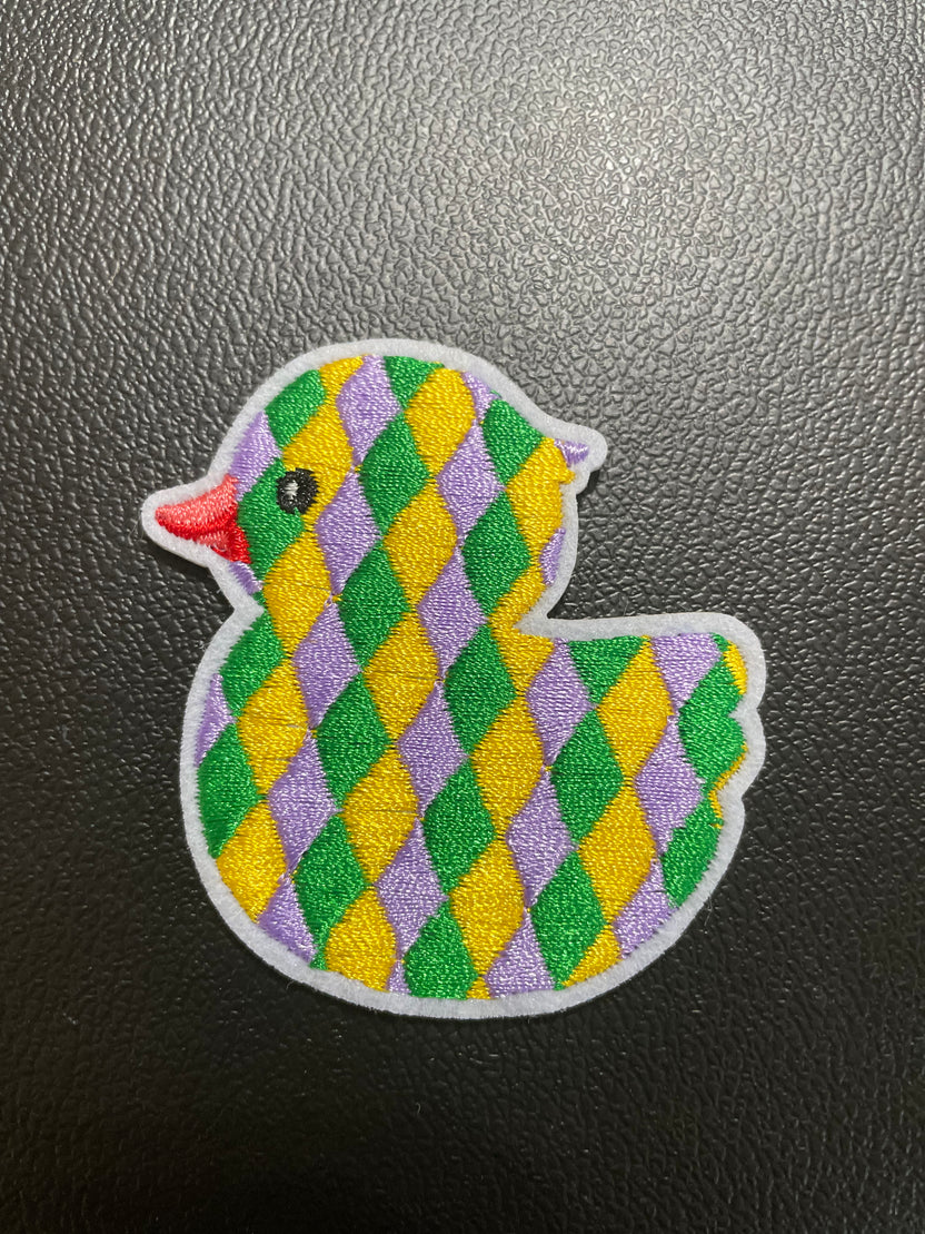 Geometric Duck Patch – 528embroidery